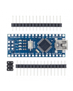 Placa Arduino Nano Com Conector V3 Pino Não Soldado - ATmega168